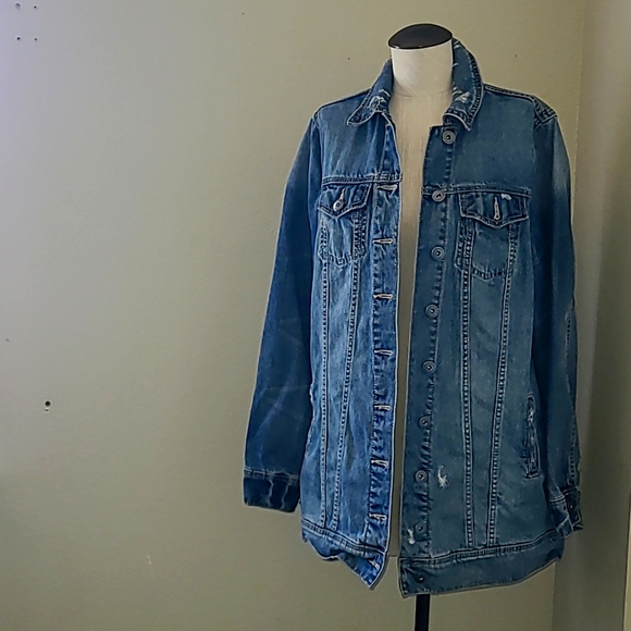 torrid | Jackets & Coats | Torrid Long Line Denim Jacket | Poshmark